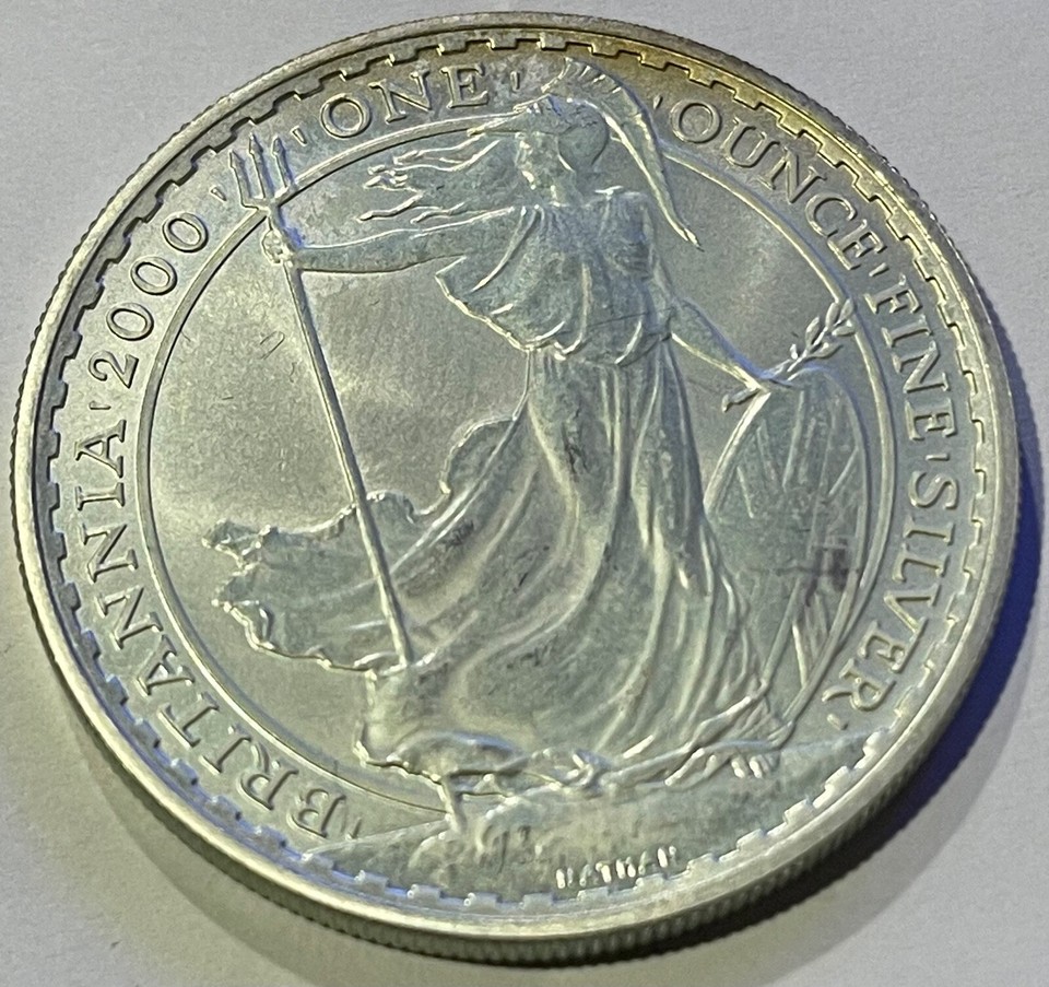 2000 Brittania Elizabeth II DG 2 Pounds Reg Fid Def One Ounce Fine ...