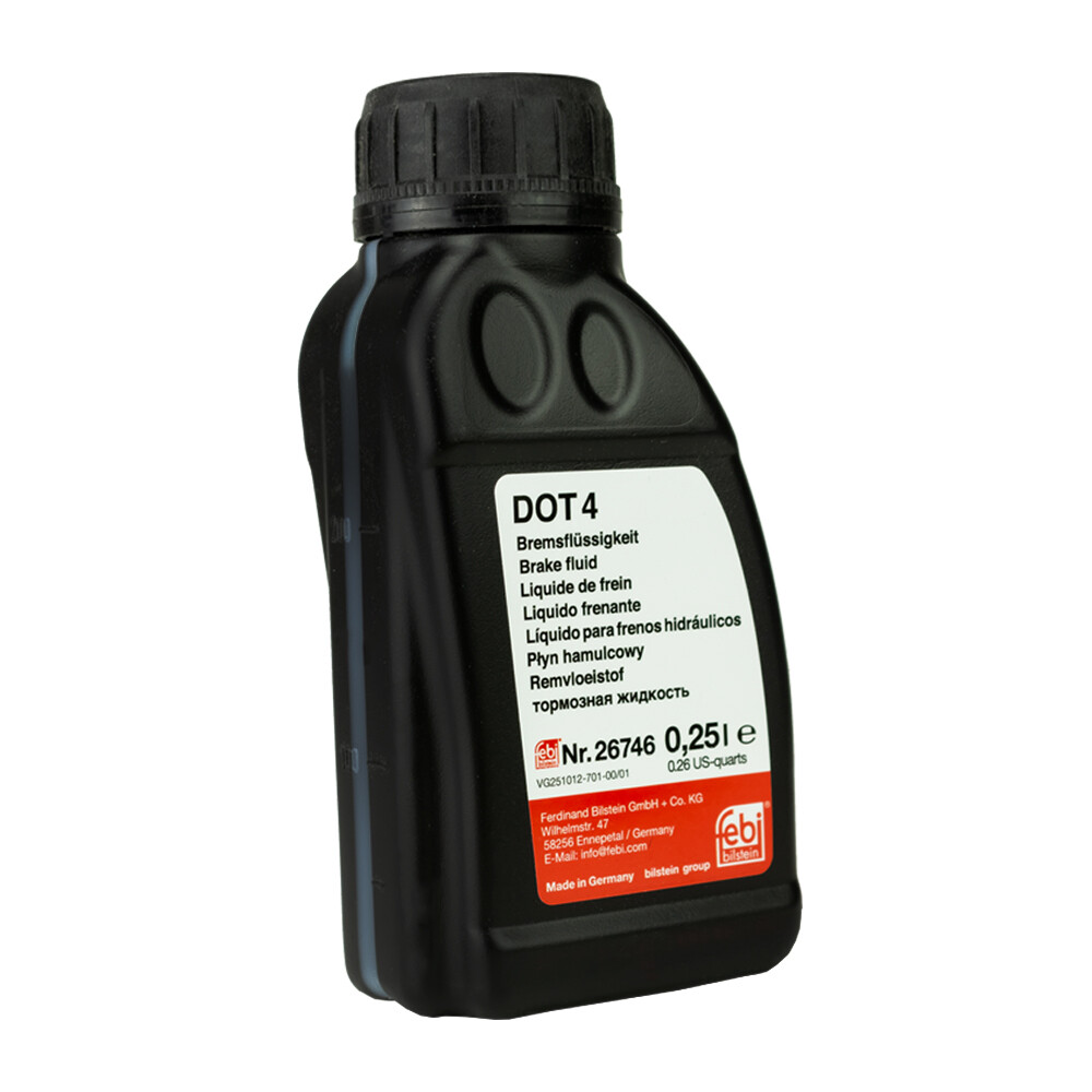 4x FEBI BILSTEIN BREMSFLÜSSIGKEIT BRAKE FLUID DOT 4 250ml 26746 | eBay