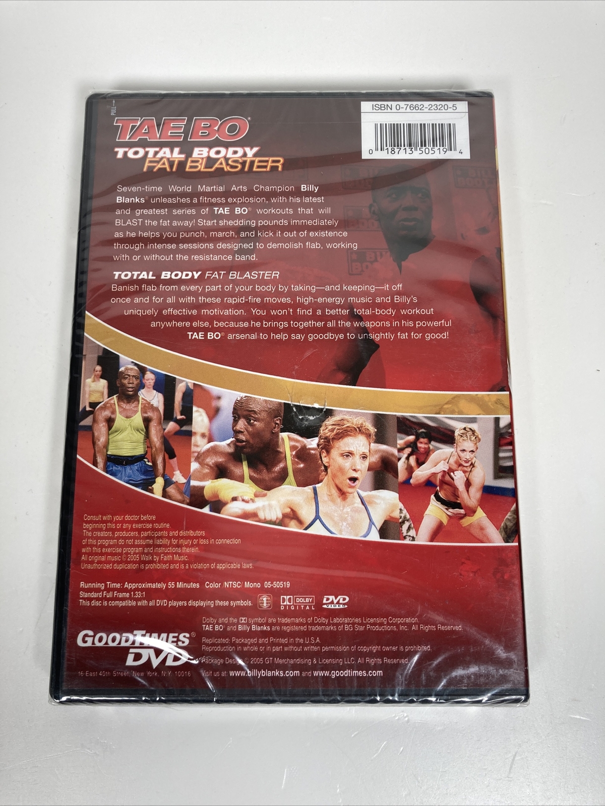 Billy Blanks - Tae Bo: Total Body Fat Blaster (DVD, 2005) for sale ...