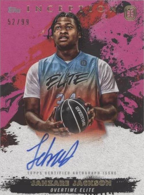 2021-22 Topps Inception OTE Overtime Elite - Inception Autographs ...
