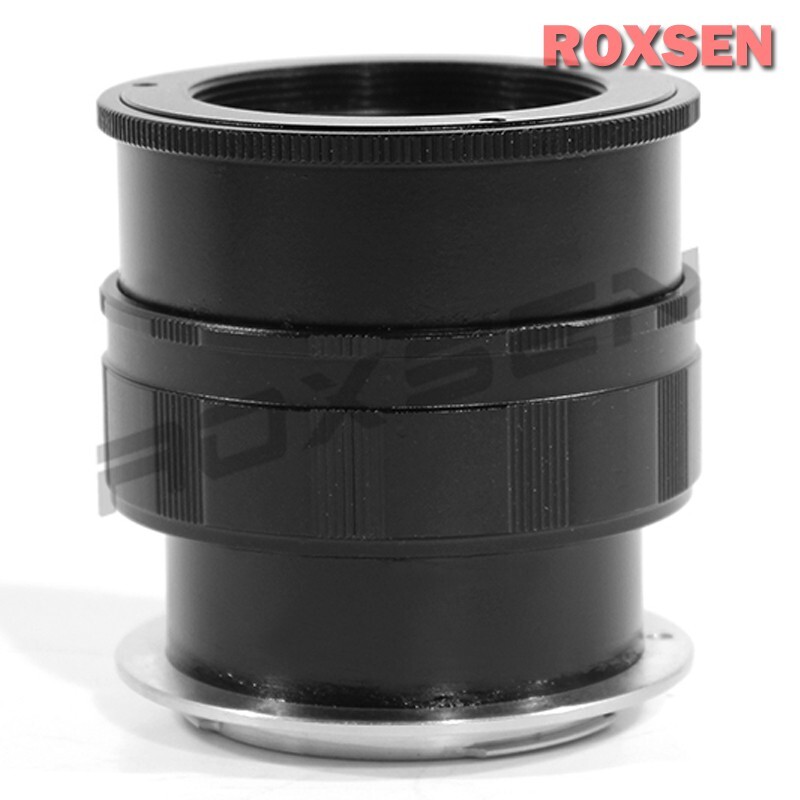 M42 screw mount lens to Canon EF-M mount macro helicoid adapter EOS M5 ...