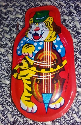 KNACKFROSCH KNACKER KLICKER KATZE MUSIKER ZIRKUS KULLERAUGEN JAPAN TOY ...