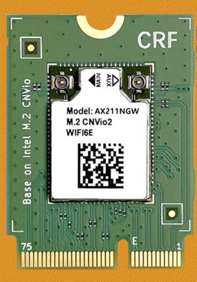 Intel WiFi 6 AX200 AX200NGW M.2 NGFF Wireless WiFi Card Dual Band BT5.2 ...