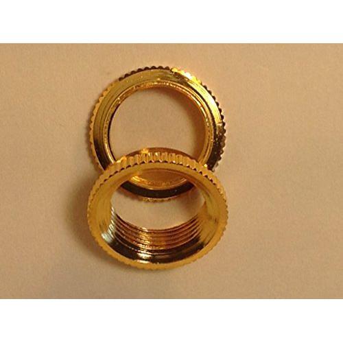 2 Fine Shouldered Deep Toggle Switch Nut Gold For Switchcraft Made in ...