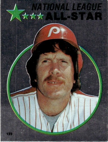 1982 O-Pee-Chee Canada Bi-Lingual Sticker Mike Schmidt California ...