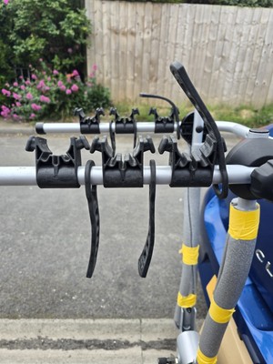 Thule 3 Bike Cycle Carrier Rack Tow Bar Ball Mounted, Swedish Design ...