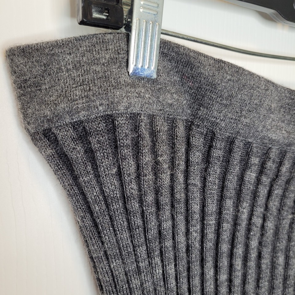 Peruvian Connection Baby Alpaca Ribbed Knit Sweater Midi Skirt XL ...