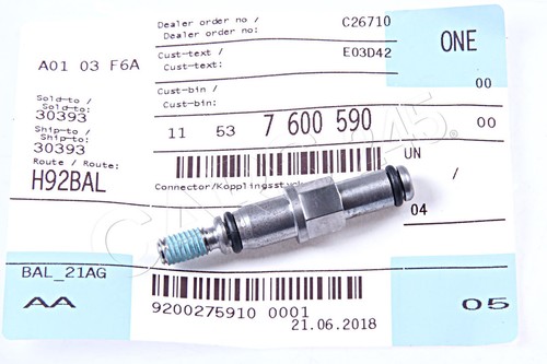 Genuine BMW F20 F20N F21 F21N F30 Cooling System Connector OEM ...