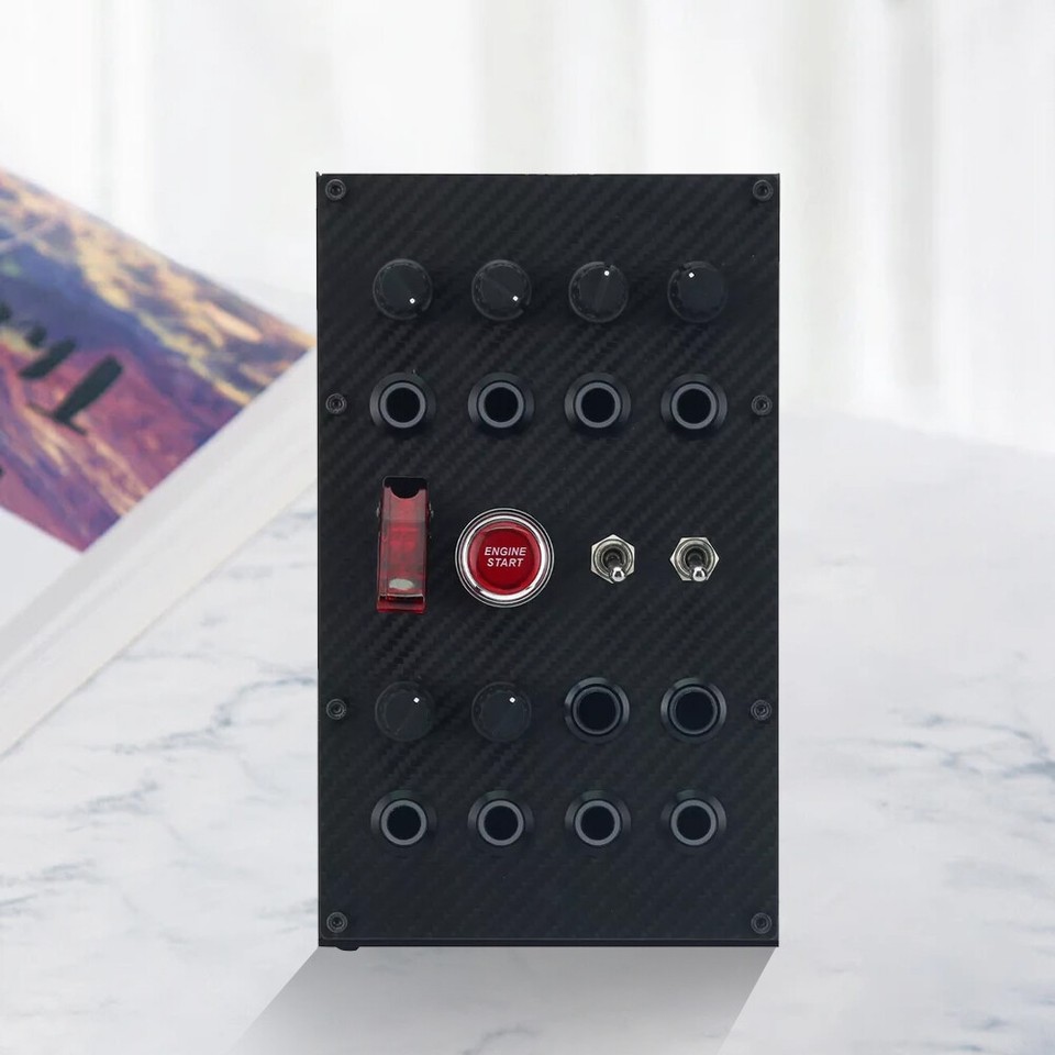 SIMDT Button Box SIM Racing Control Box Racing Simulator w/ Carbon ...