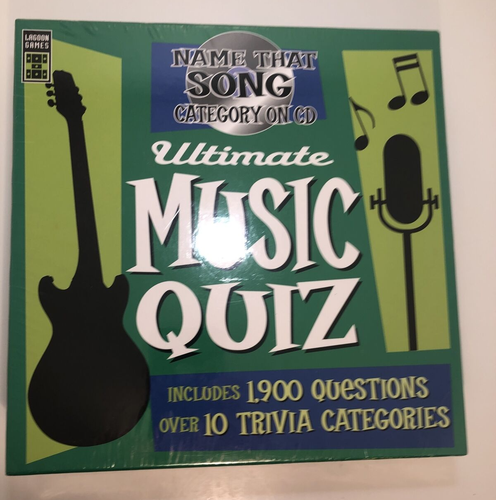 Name That Song Ultimate Music Quiz Lagoon Games 1900 Questions CD ...
