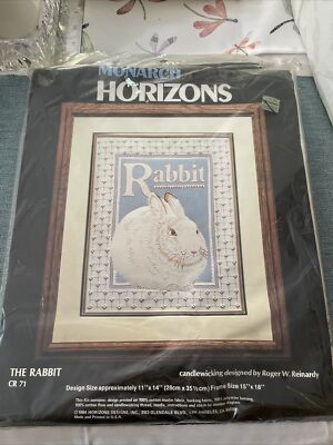Monarch Horizons The Rabbit CR 71 Candlwicking designed by Roger W ...