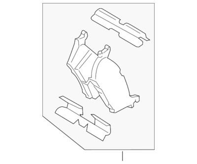Genuine Ford Brake Pads Rear FL3Z-2200-B | eBay