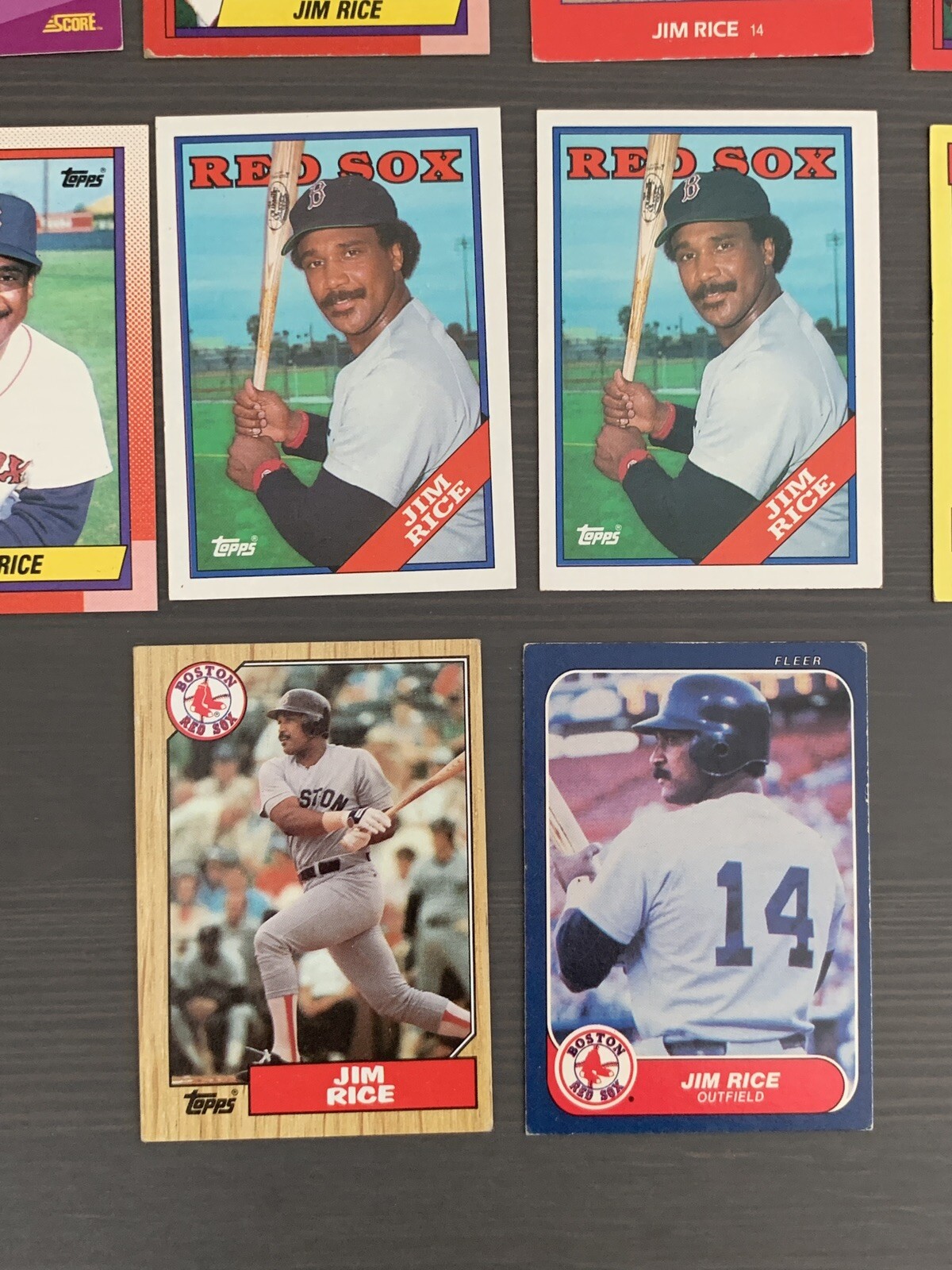 Jim Rice Baseball Card Lot Topps Upper Deck 1980s 1990s Red Sox | eBay
