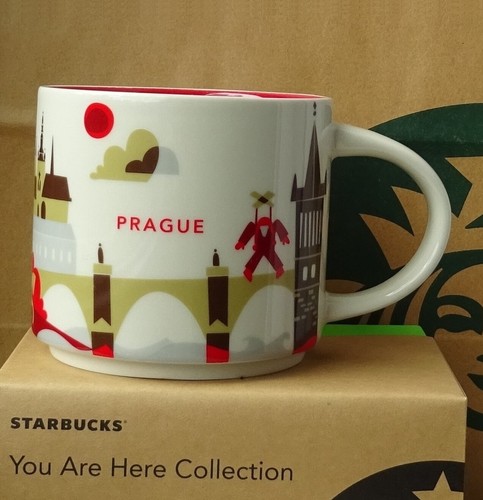 Starbucks City Mug Cup You are here Series YAH Prague Czech Republic ...