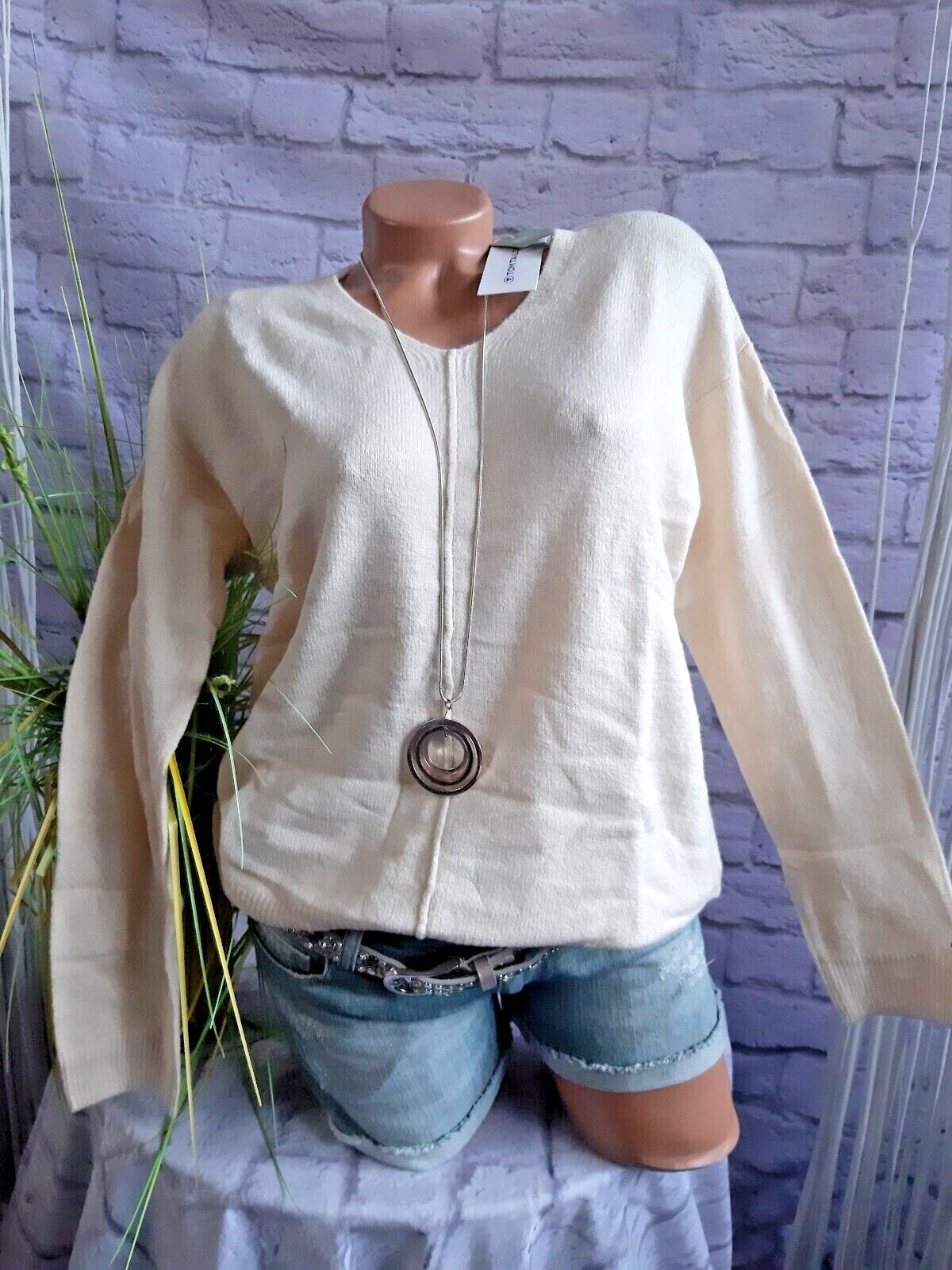 Tom Tailor Pulli Strickpullover Strick beige creme Damen (4953) NEU ...
