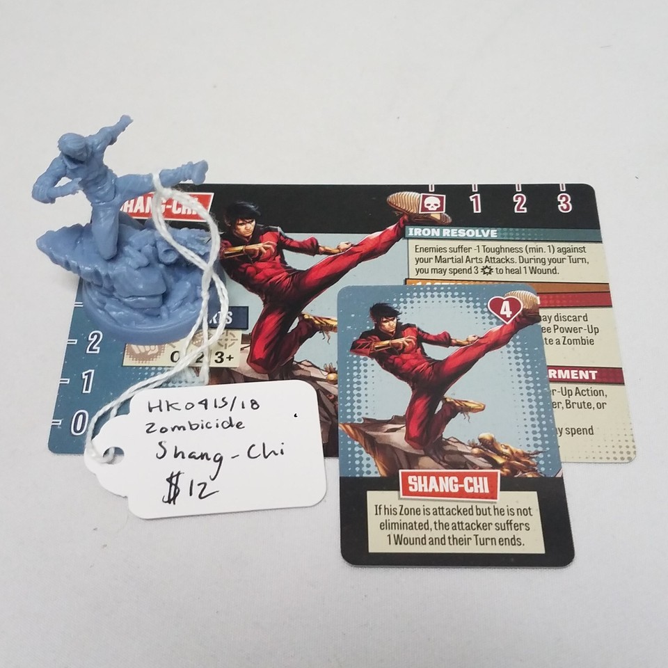 Zombicide Marvel Zombies Shang-Chi Mini Kickstarter Exclusive HK0415/18 ...