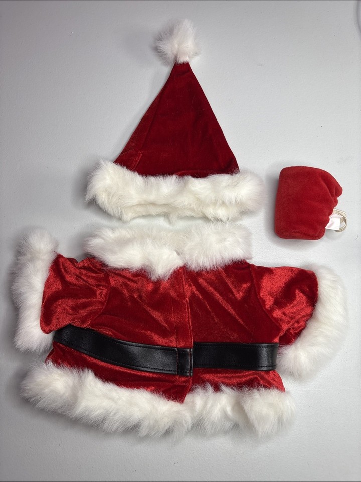 Build A Bear Workshop Santa Jacket Coat Santa’s Milk Christmas Holiday ...
