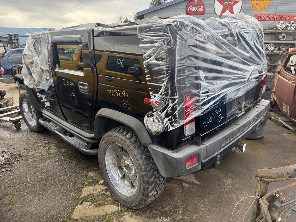 2003-09 Hummer H2 Lower Rock Slider Pair, LH/RH, Black - OEM | eBay