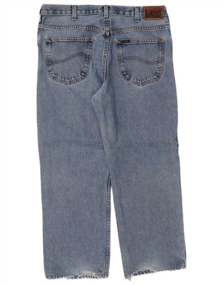 LEE Mens Brooklyn Comfort Straight Jeans W36 L30 Blue Cotton AA02 | eBay UK