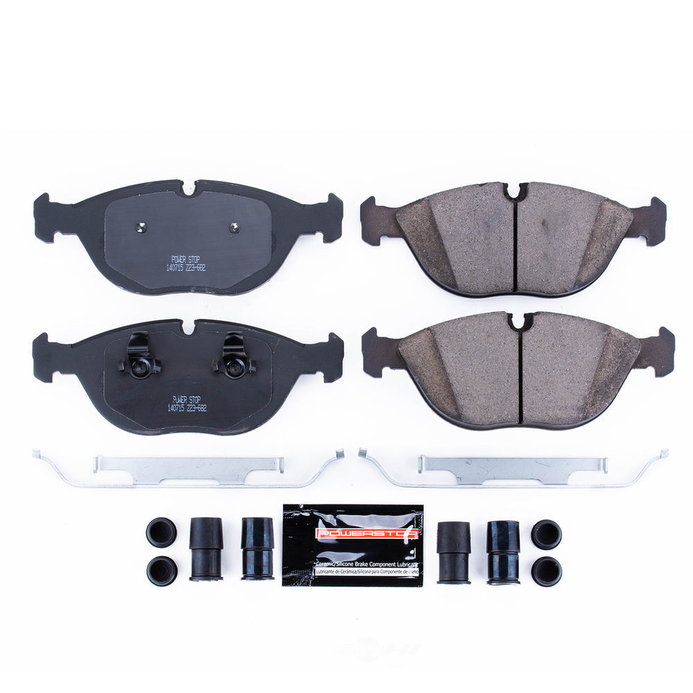 PowerStop Z23682 Disc Pads and Brake Shoes - Disc Brake Pad Set, Front ...