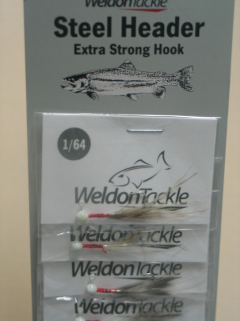 Lot Of 12 Weldon Mini Foo Steel Header Jigs 1/64oz TEAL Steelhead/Trout ...