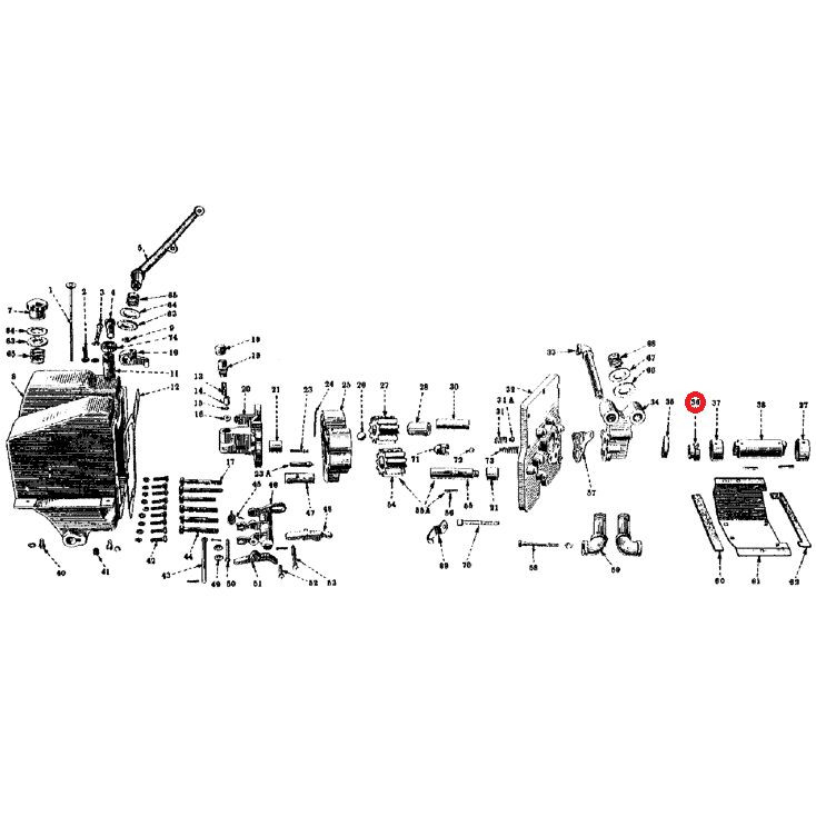 IH International Farmall H SH M SM MD SMD Belly Pump Drive Coupler ...