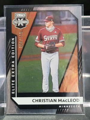 2021 Elite Extra Edition Christian MacLeod #159 Minnesota Twins #394/ ...