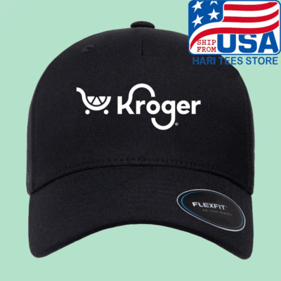 Kroger Store Usa Black Hat Baseball Cap Size S/M & L/XL | eBay