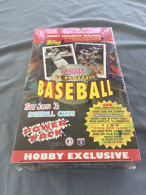 1995 Topps Factory Sealed Series 1 HOBBY EXCLUSIVE Baseball Box | eBay