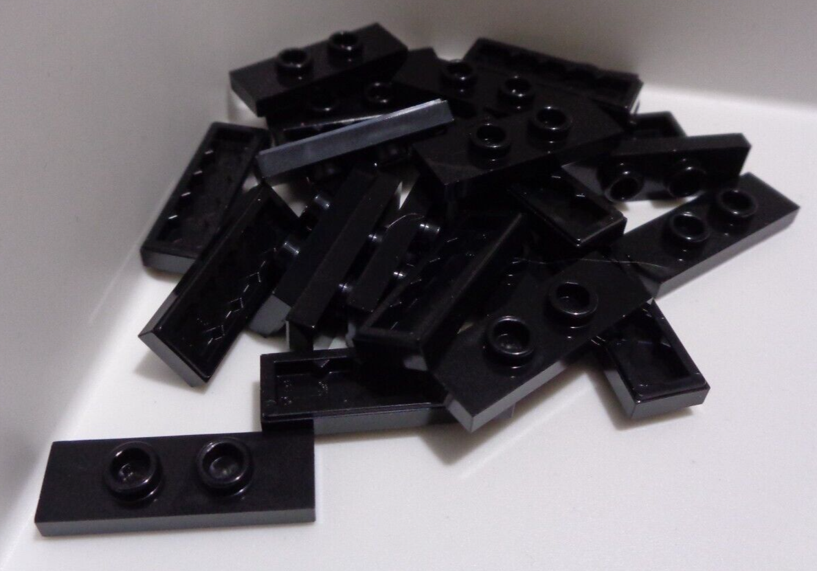 LEGO 34103 - 6199908 1x3 Tile With 2 Studs Black x24 Bricks & Pieces ...