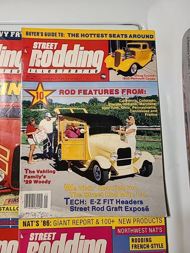 Street Rodding Illustrated Magazine 1986 (Lot Of 6) | eBay