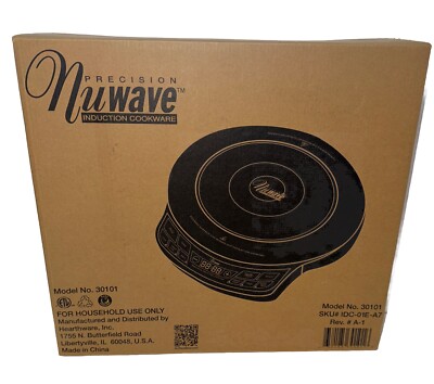 NuWave Precision Induction Cookware Cooktop w/ Cover, Model: 30101, New ...
