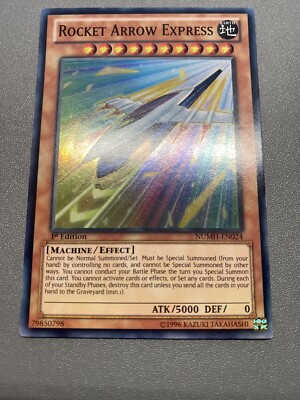 Yu-Gi-Oh! Rocket Arrow Express Super Rare 1st Edition NUMH-EN024 HP | eBay