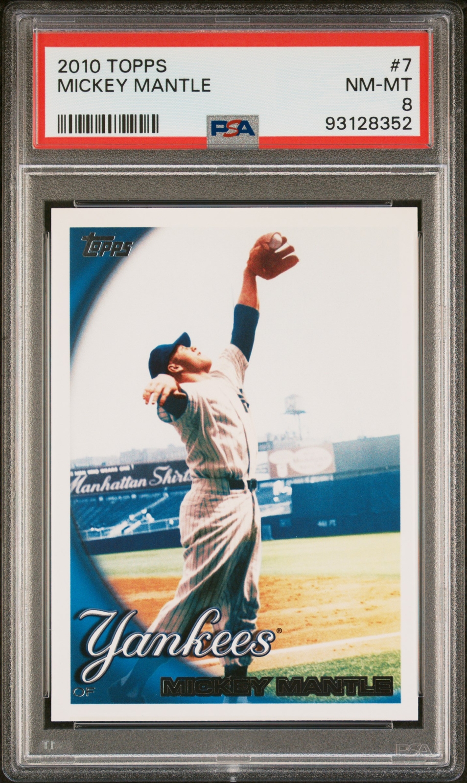 Mickey Mantle 2010 Topps Baseball Card #7 Graded PSA 8 | eBay
