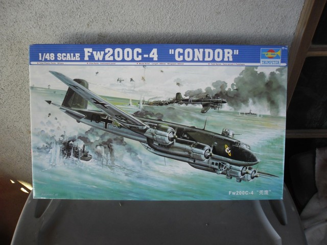 Trumpeter 02814 1/48 Focke Wulf Fw200c-4 Condor Model Kit for sale ...