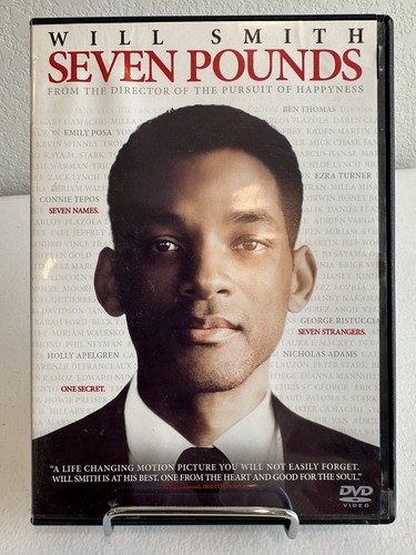 Seven Pounds DVD Will Smith- Disc Is In Excellent Condition-No ...