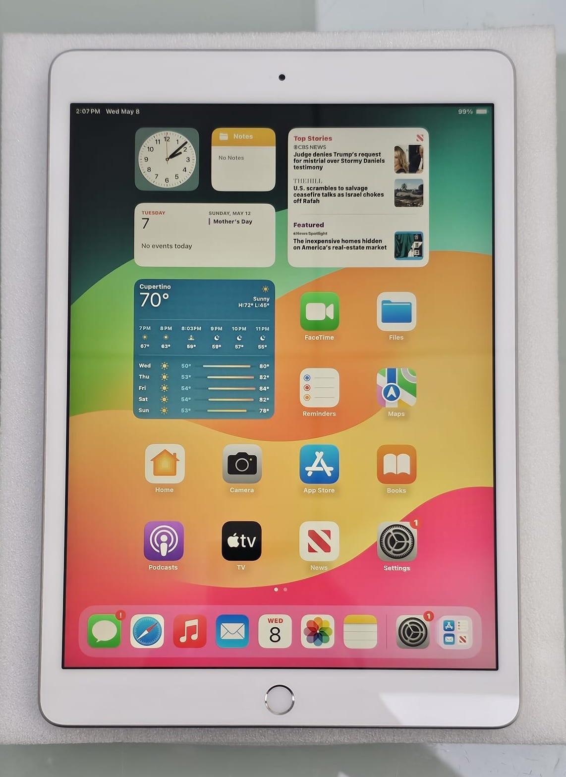 Apple iPad 7th Gen. 32GB, Wi-Fi, 10.2 in - Silver