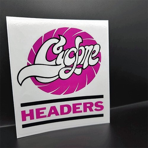 CYCLONE HEADERS Vintage Style DECAL, Vinyl STICKER, racing, hot rod ...