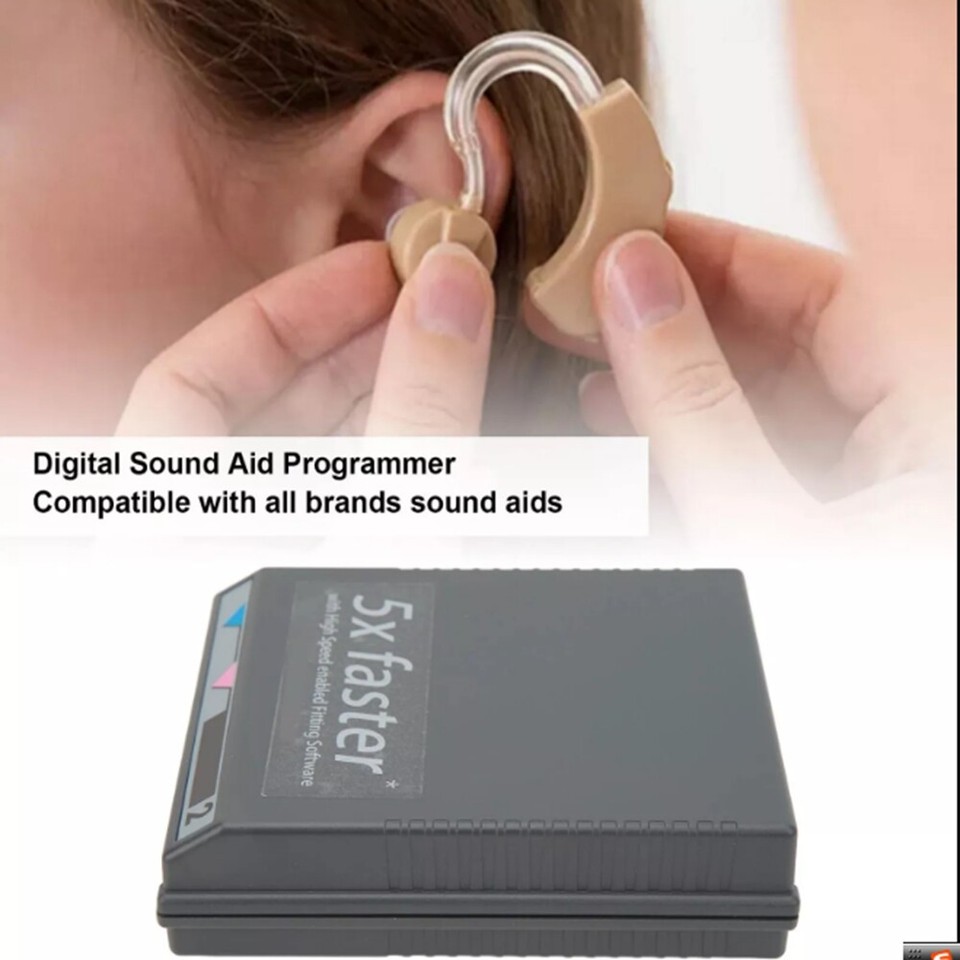 Black Hipro 2 Digital Hearing Aid Programmer Programming Machine Universal USB | eBay