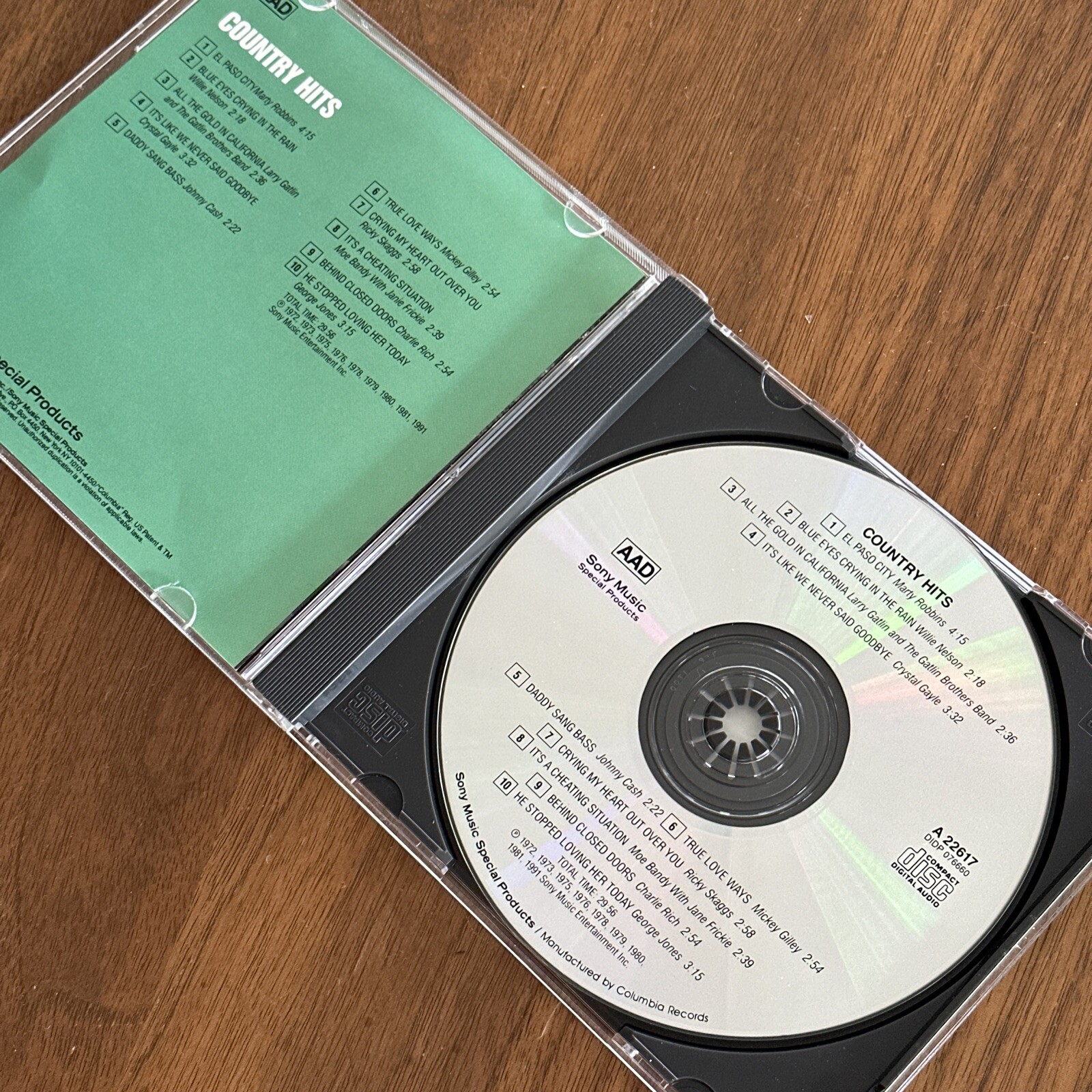 Country Hits by Various Artists (CD, 1991, Sony Music) | eBay