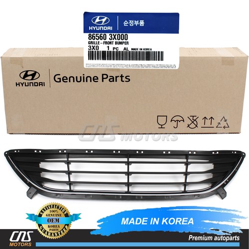GENUINE Front Lower Grille Fits 11-13 Hyundai Elantra Sedan OEM 86560 ...