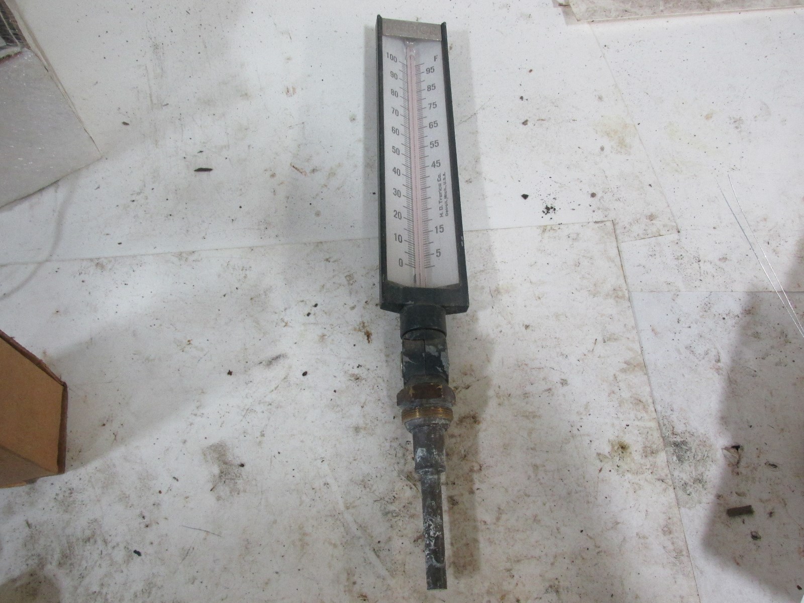 H.D. Trerice Co. Detroit, MI AX9 Industrial Thermometer 7" Scale ...