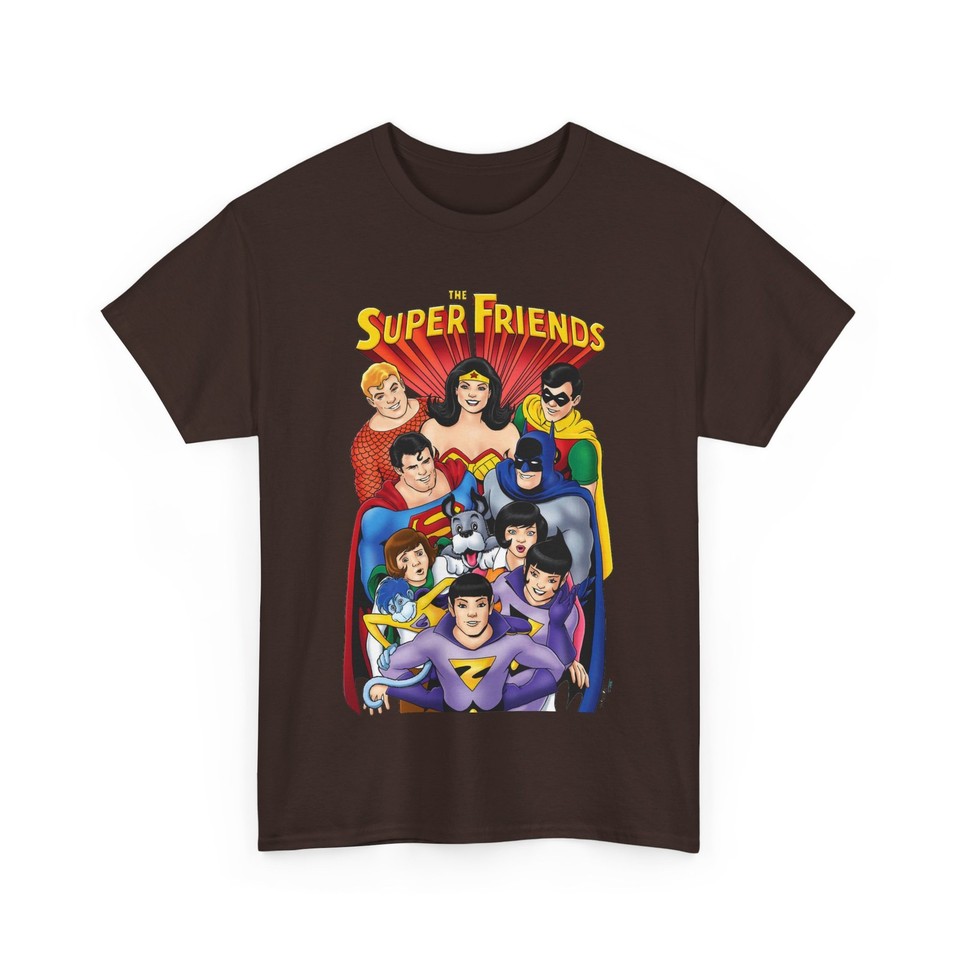 Super Friends T-Shirt - Kevin Maguire Art - Wonder Twins, Gleek - DC ...