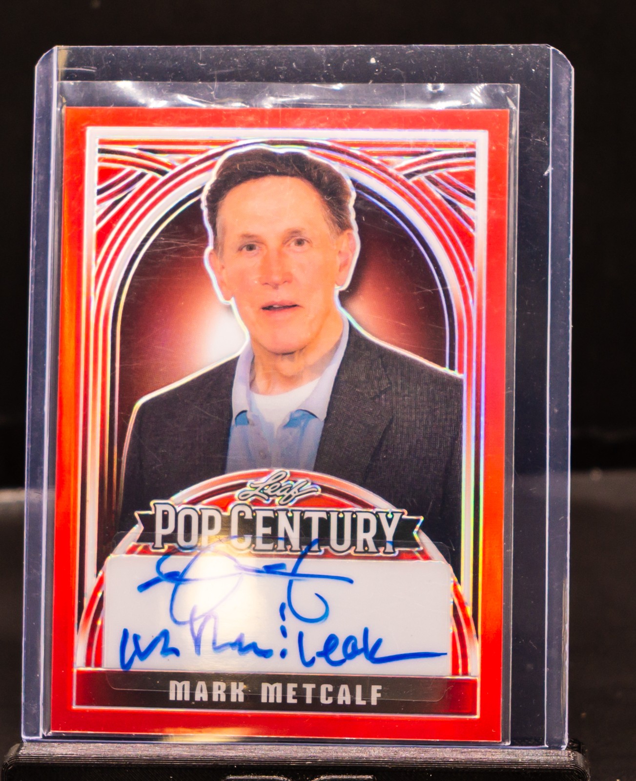 Mark Metcalf 2024 Leaf Metal Pop Century #SC-MM1 Scripted Autographs ...