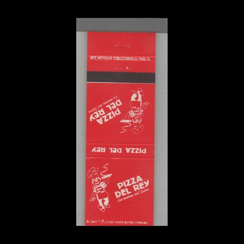 Matchbook Cover - Pizza Place Pizza Del Ray Lagos | eBay