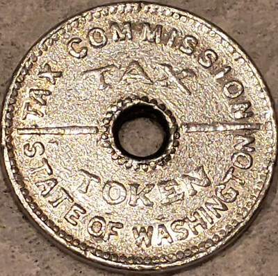 1930's State of Washington Tax Commission Sales Tax Token | eBay