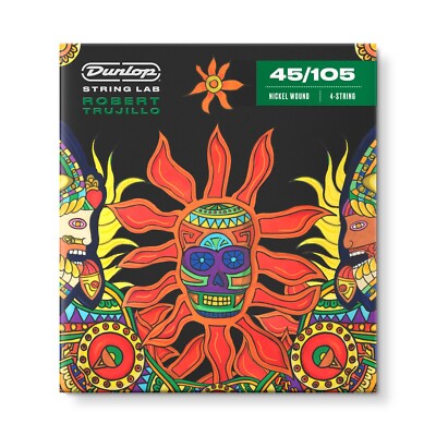 Dunlop String Lab Series Robert Trujillo NIckel Wound Bass Strings; 45 ...