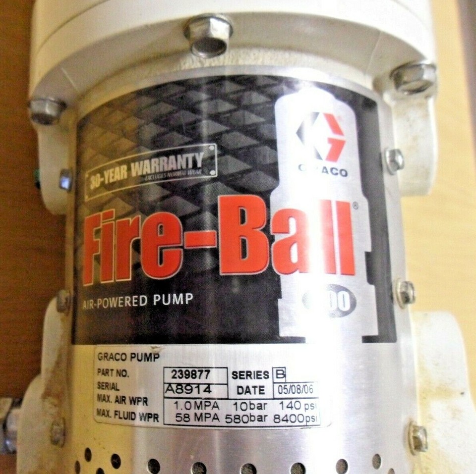 GRACO Fire-Ball 300 Air-Powered Grease Pump 239877 | eBay