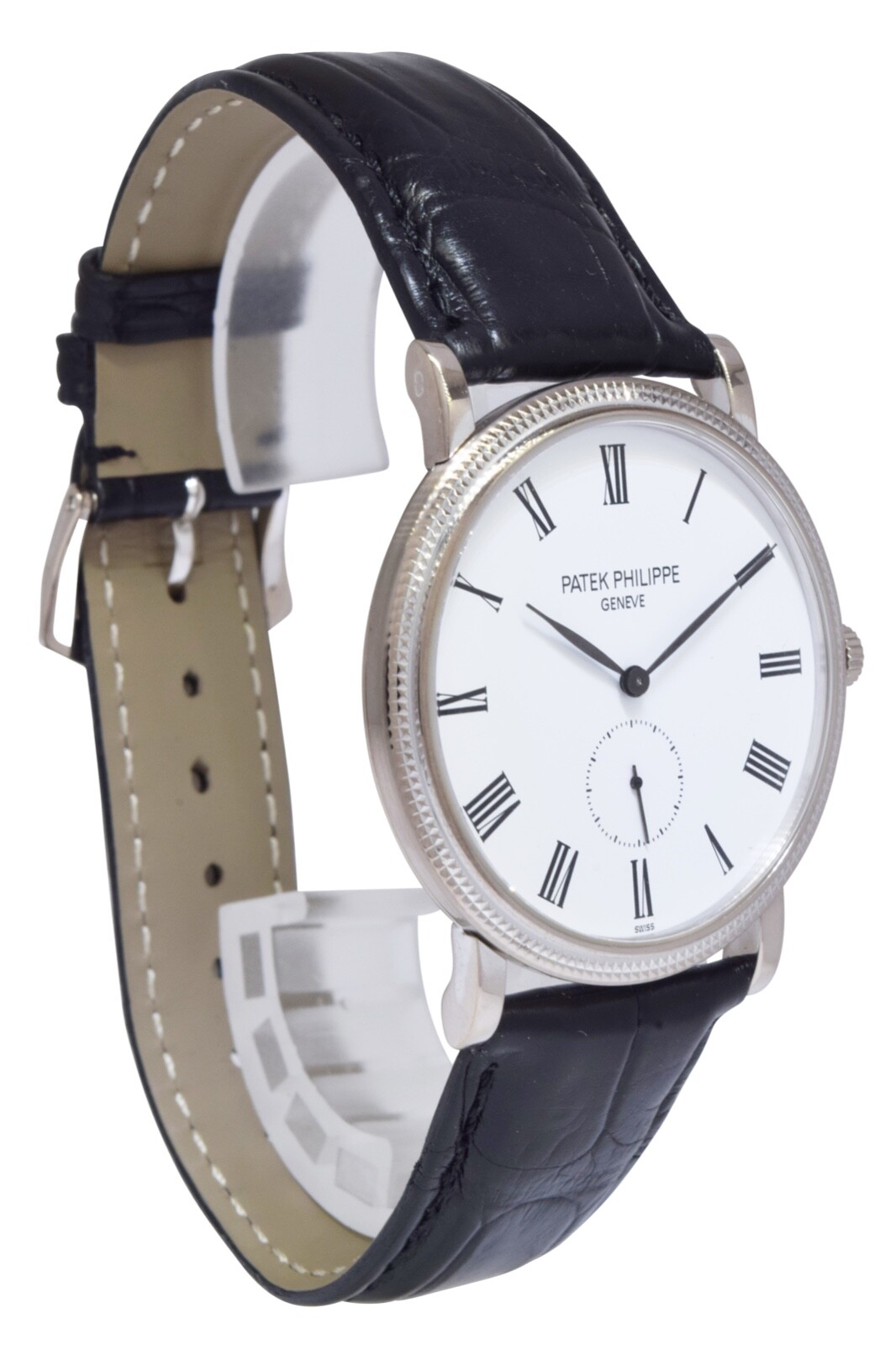 Patek Philippe 5116 Calatrava 18k White Gold Mens Watch Box/Archive ...