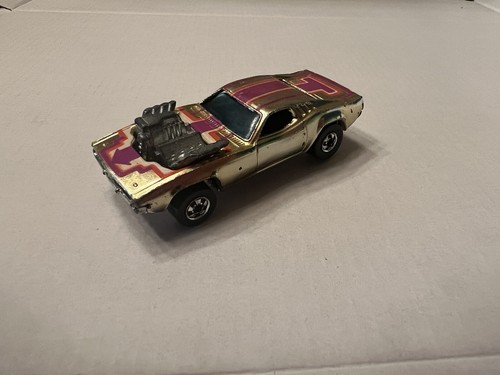 Vintage 1970 Mattel Hot Wheels- Rodger Dodger Gold Chrome | eBay